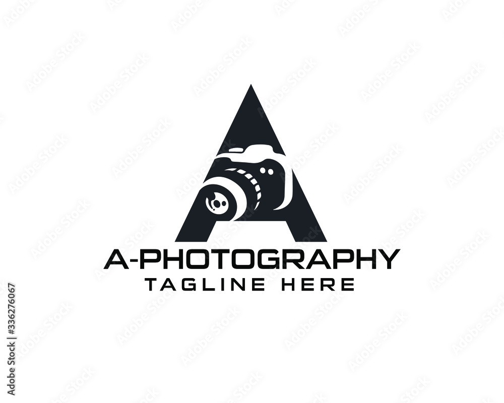 Initial letter A photography logo design for photography, photograph ...