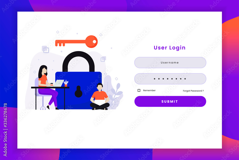 User Login Banner