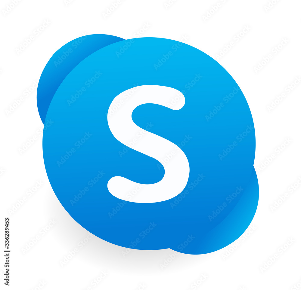 skype vector. skype icon .skype logo. skype Stock-Vektorgrafik | Adobe Stock
