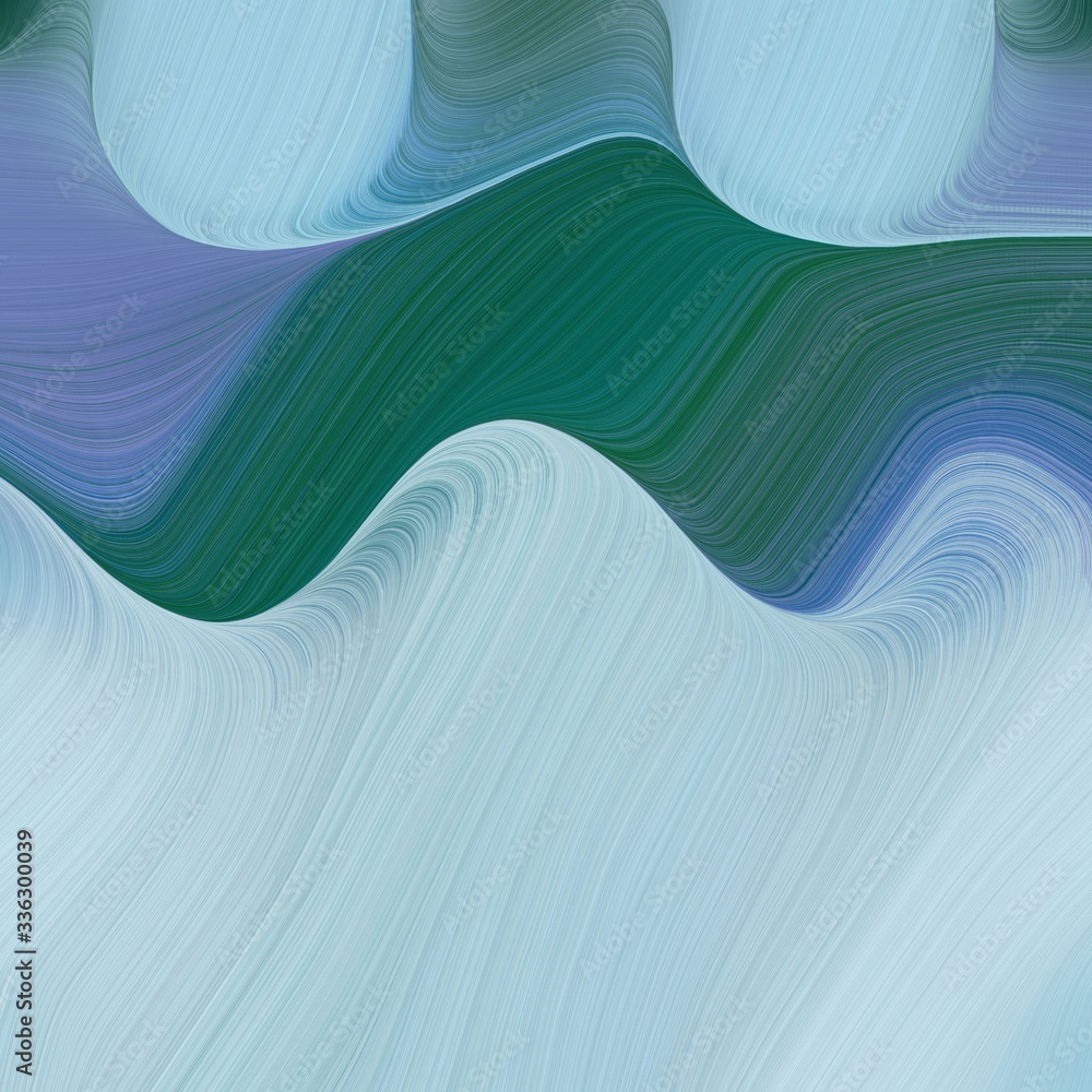 elegant square graphic background with pastel blue, teal green and ...