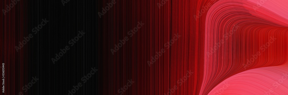 elegant moving designed horizontal header with very dark red, firebrick ...