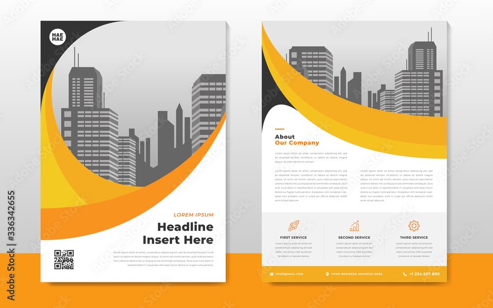 Corporate business flyer poster pamphlet brochure cover template design ...