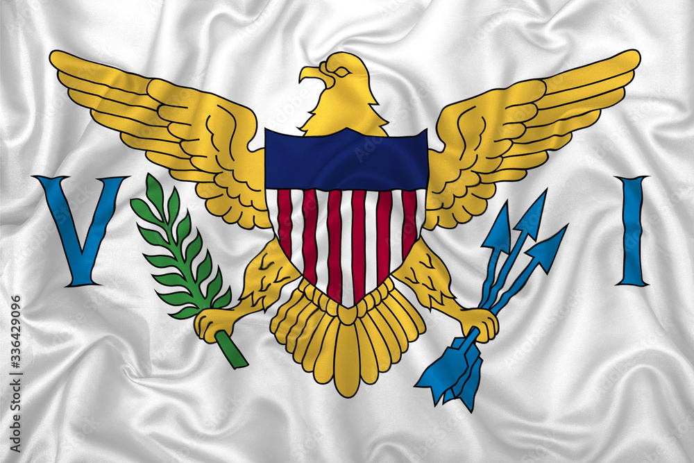 United States Virgin Islands flag Stock Illustration | Adobe Stock