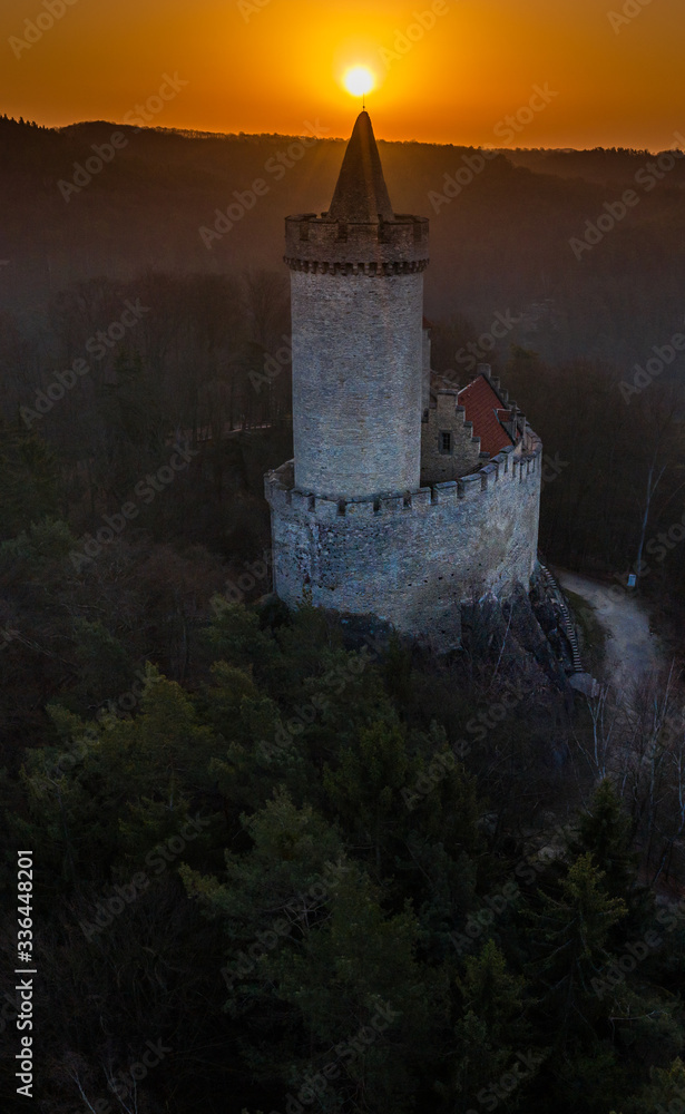 Kokorin Castle is a castle located northeast of Melnik, Czech Republic ...
