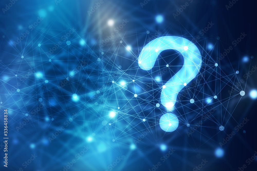 2d illustration question mark background Stock Illustration | Adobe Stock