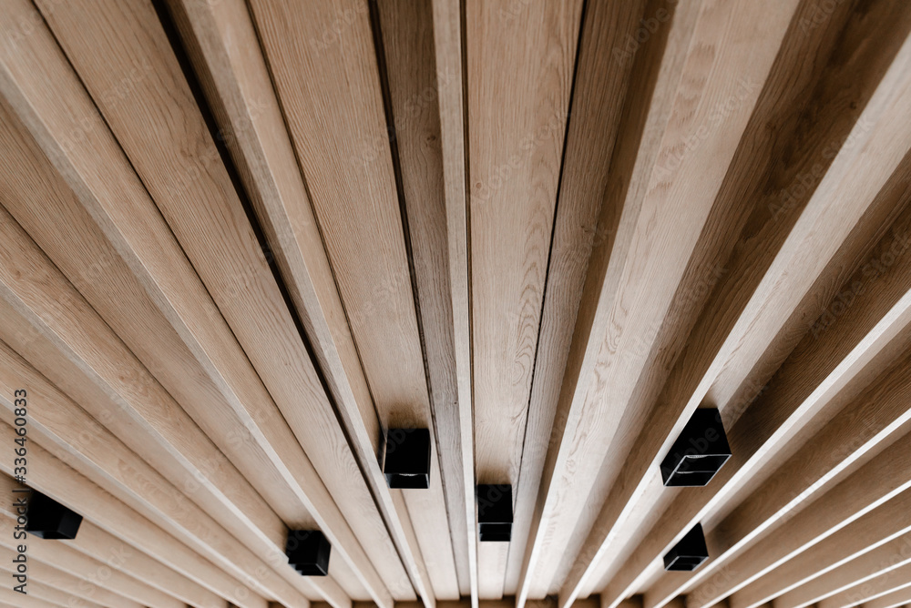creative ceiling with wood paneling,modern wooden suspended ceiling ...