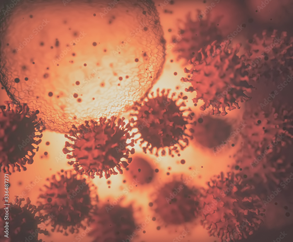 Viral structure. Viral particle is made up of a nucleus of nucleic acid ...