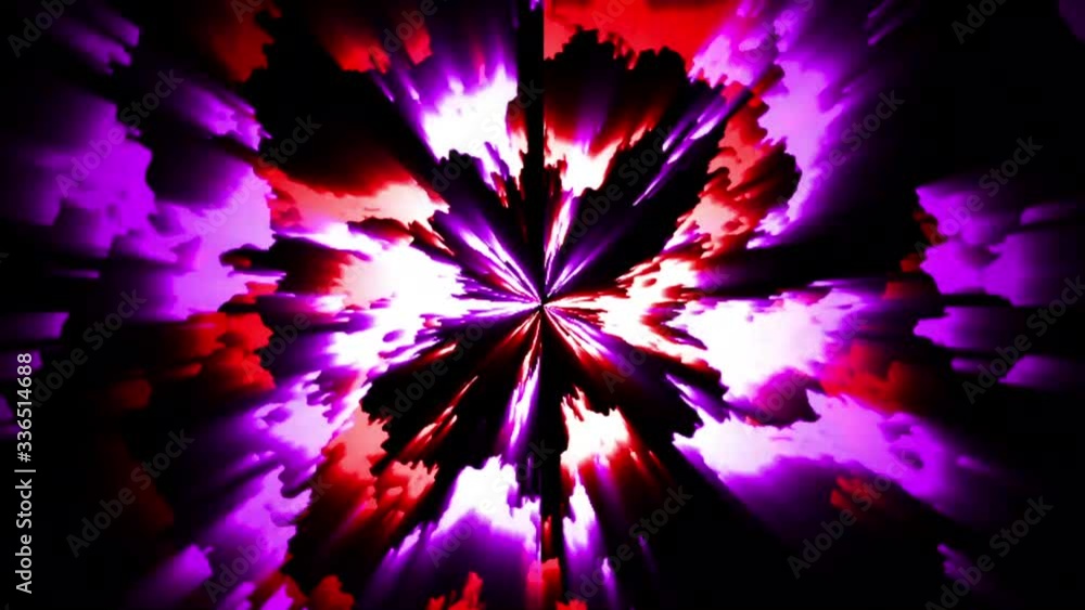 Seamless loop of interstellar travel through a blue and red wormhole ...