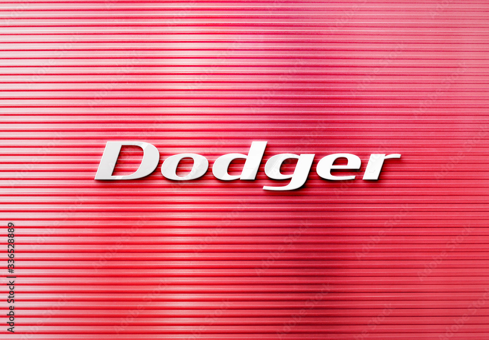 White Plastic Sign on Metal Wall Mockup Stock Template | Adobe Stock