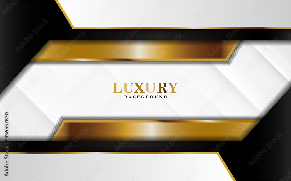 Luxury black white Background VIP with golden lines texture in 3d ...