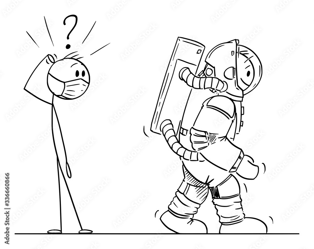 Shocked Stick Figure Face