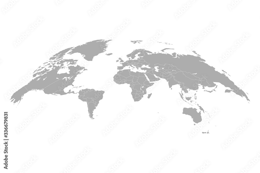 World map. 3D globe world map. Vector Illustration Stock Vector | Adobe ...