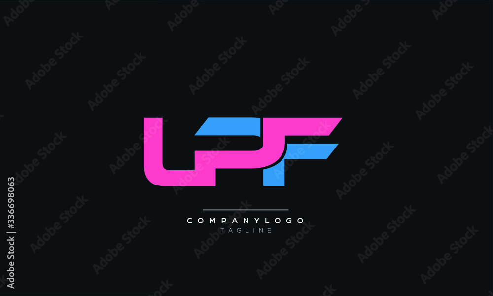 Letter LPC logo alphabet monogram initial based icon design Stock ...