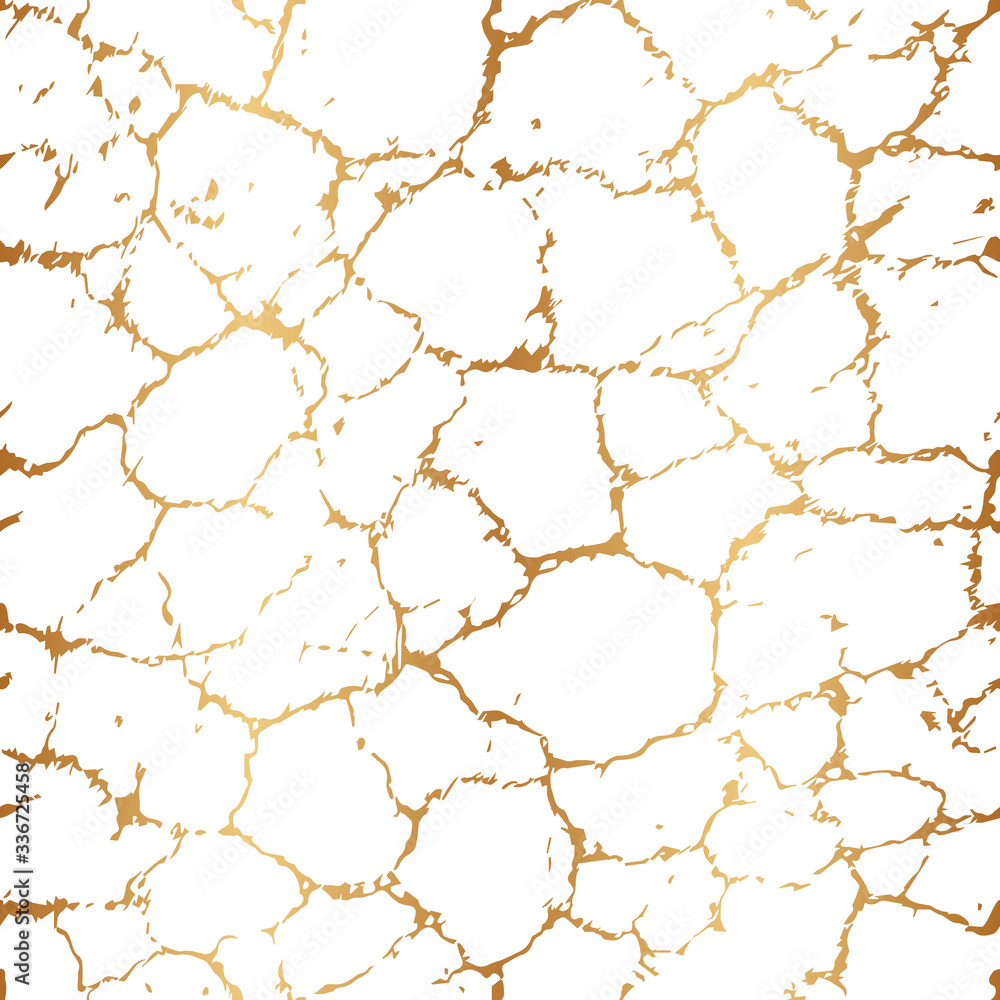 Elegant decorative cracks. Cracked texture. Seamless pattern. Modern ...