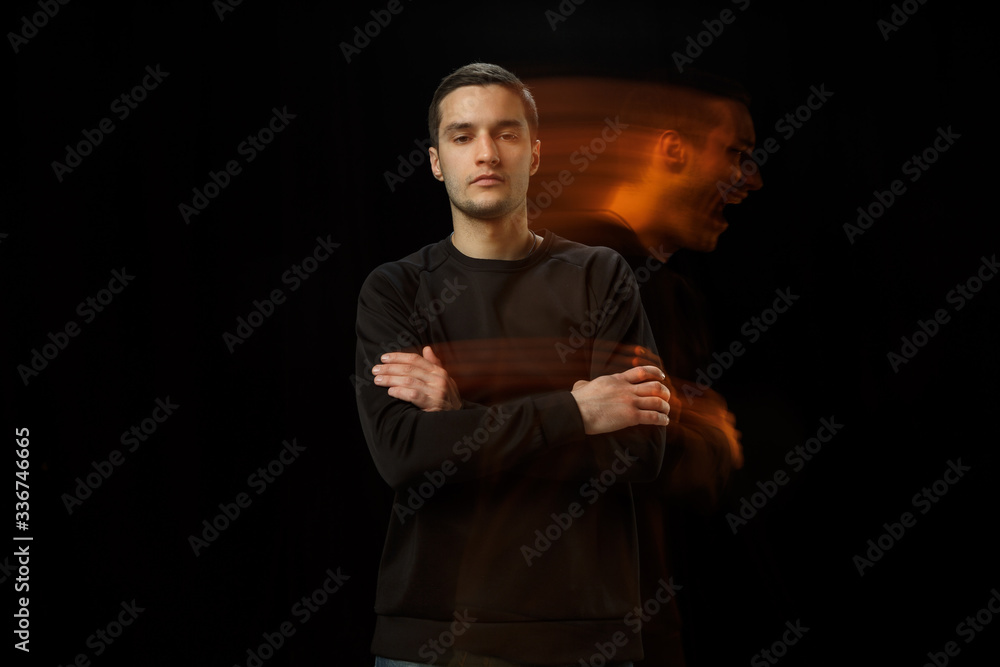 Calm outside, screaming inside. The versatility of man - opened ...