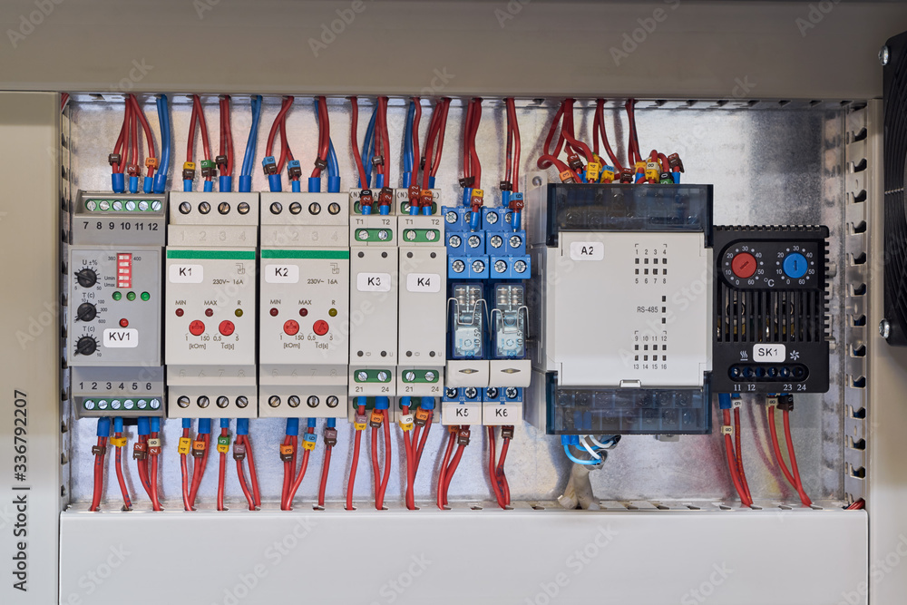 Digital input module, voltage, skew and phase sequence relay, level ...