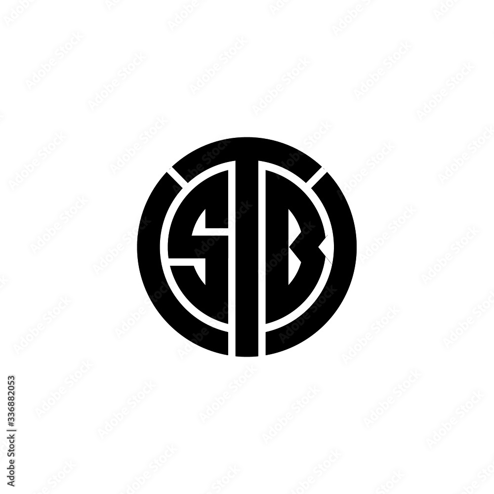 tsb letter original monogram logo design Stock Vector | Adobe Stock