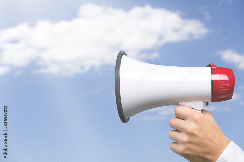 Megaphone. Stock Photo | Adobe Stock