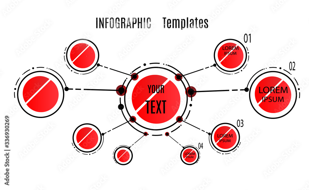 Infographic data visualization .Vector illustration of infographics on ...