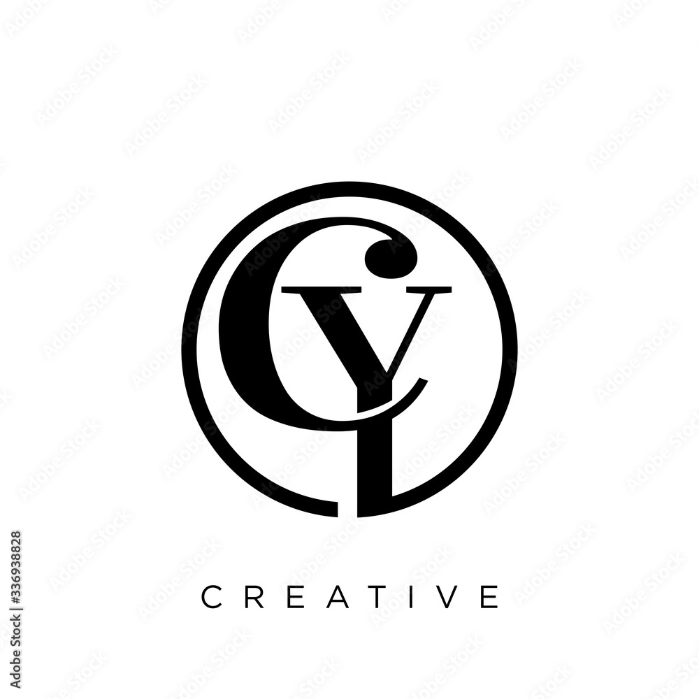 cy luxury logo design vector Stock Vector | Adobe Stock