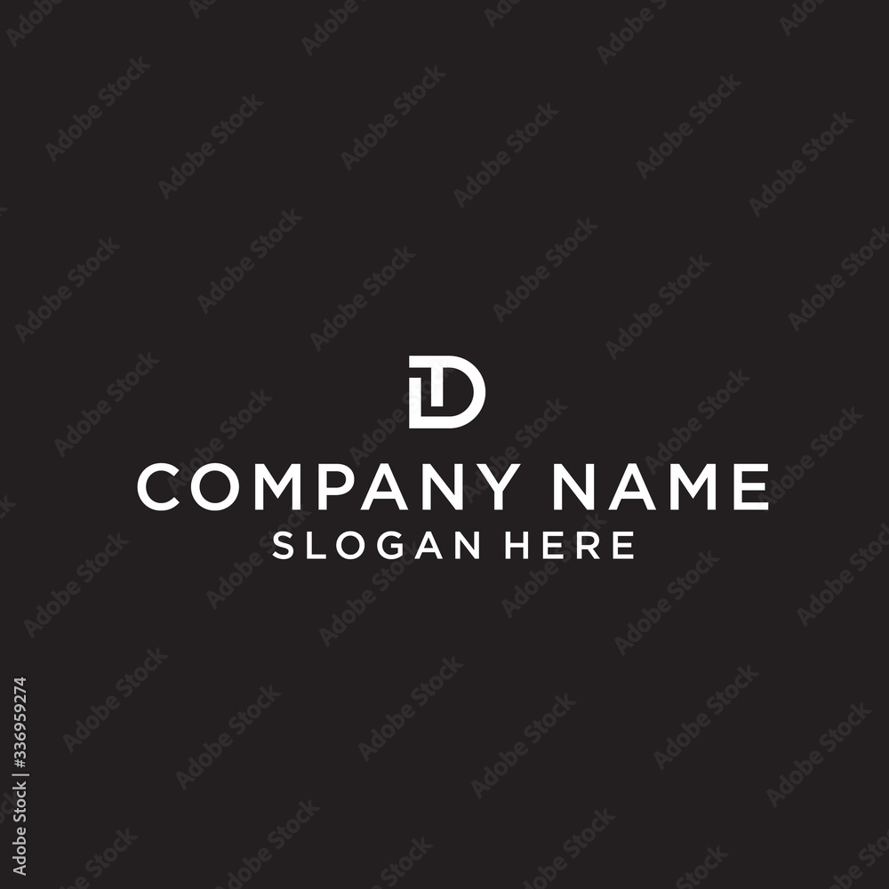 DT logo vector icon designs Stock Vector | Adobe Stock