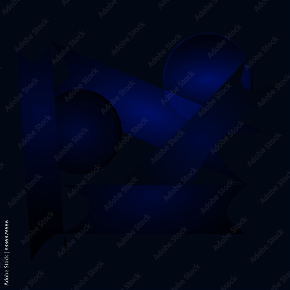 An abstract background composed of random objects in various shades of ...