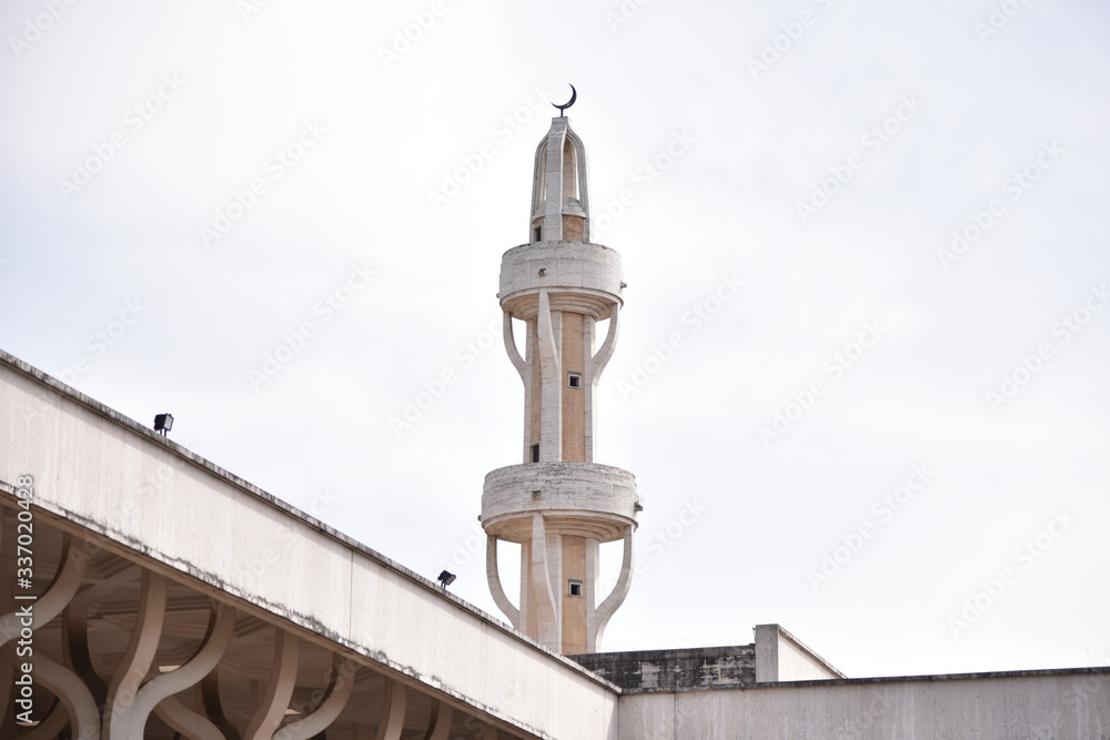 Rome, Italy - June 2019, Islamic Cultural Center And Grand Mosque of ...