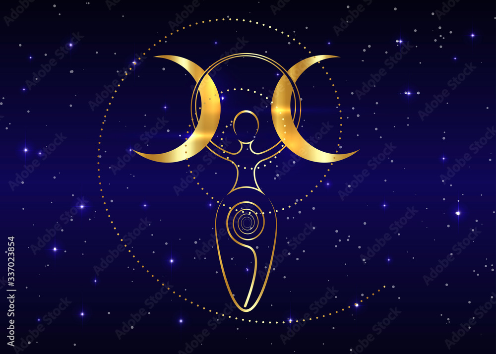 Triple Moon Wallpaper