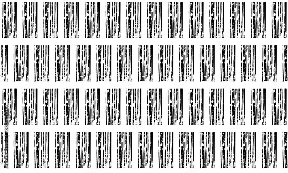 Vertical vector rectangles on a white background. Pattern of vertical ...