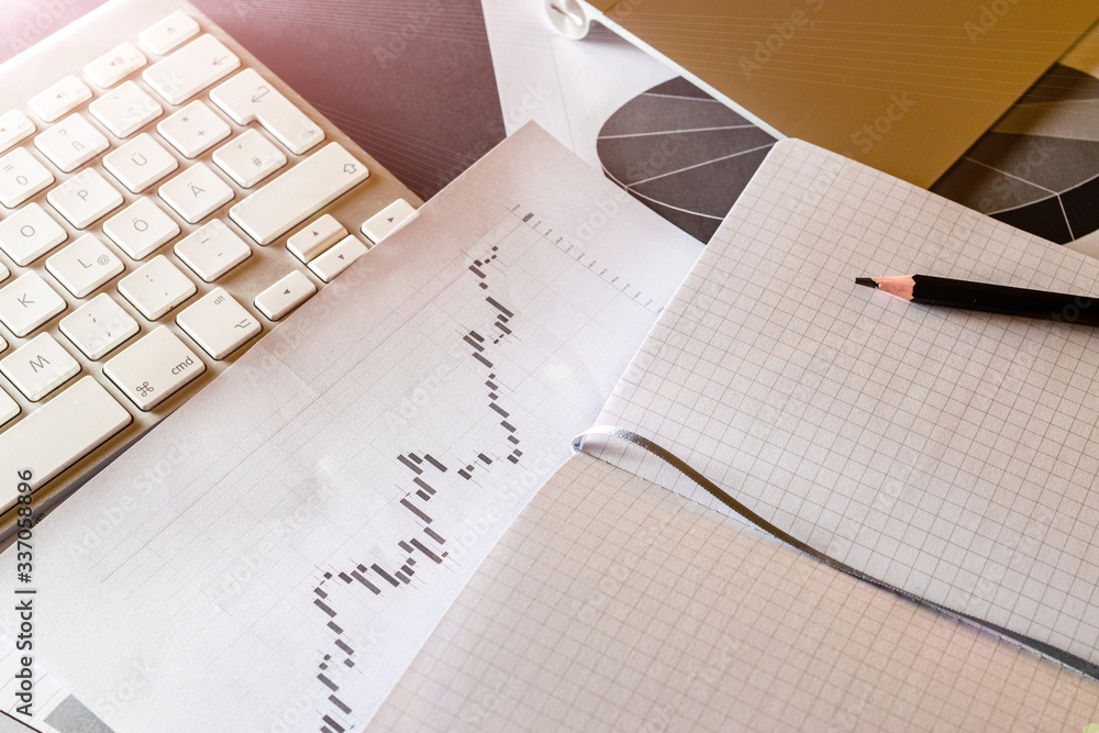 Statistical process control. Charts graphs diagram - financial ...