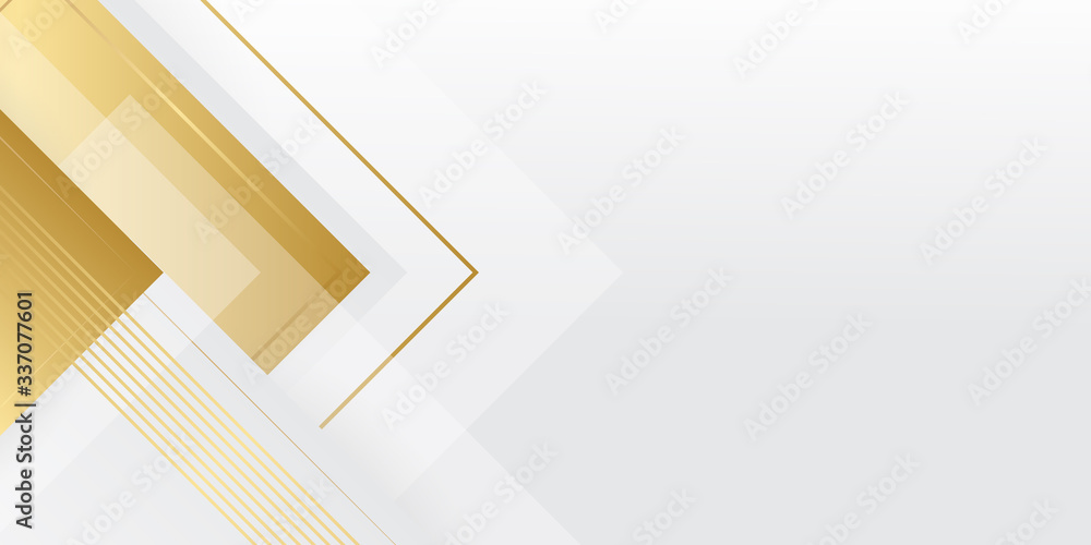 Luxury gold background for presentation design. Modern white background ...