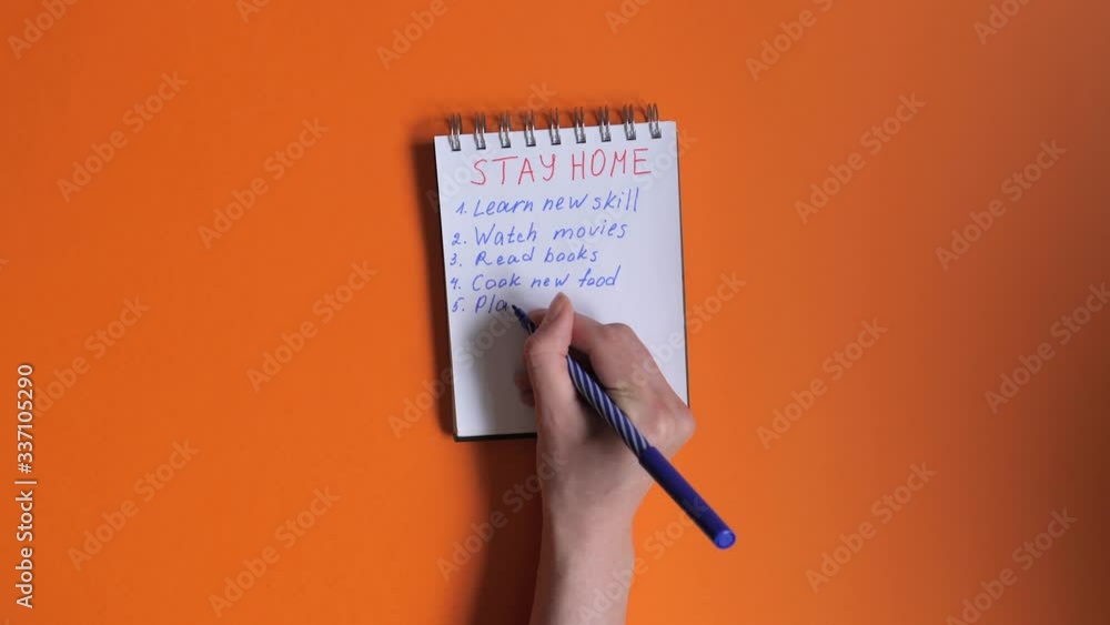 Stay at home, self isolation check list while covid 19 pandemic. What ...