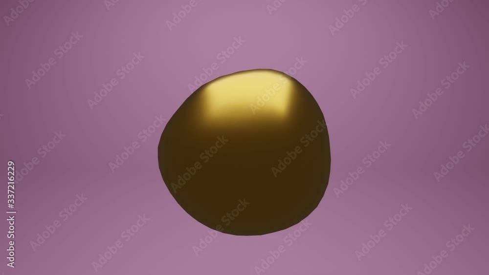 Deforming organic rendering blob realistic animation. Fluid shape ...