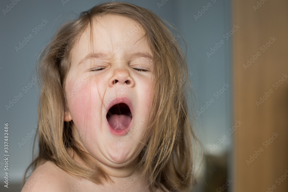 Toddler Yawning