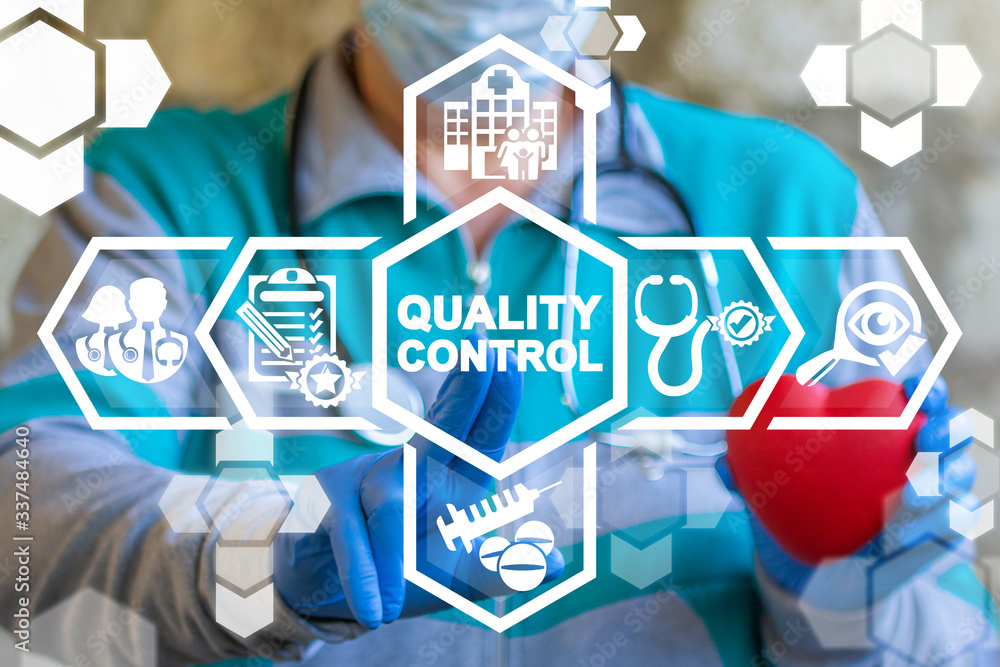 Medical Quality Control Concept. Healthcare Pharmacy Standard Guarantee ...