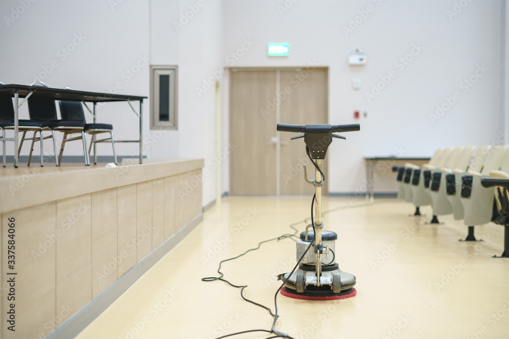 Cleaning ground surface Stock Photo | Adobe Stock