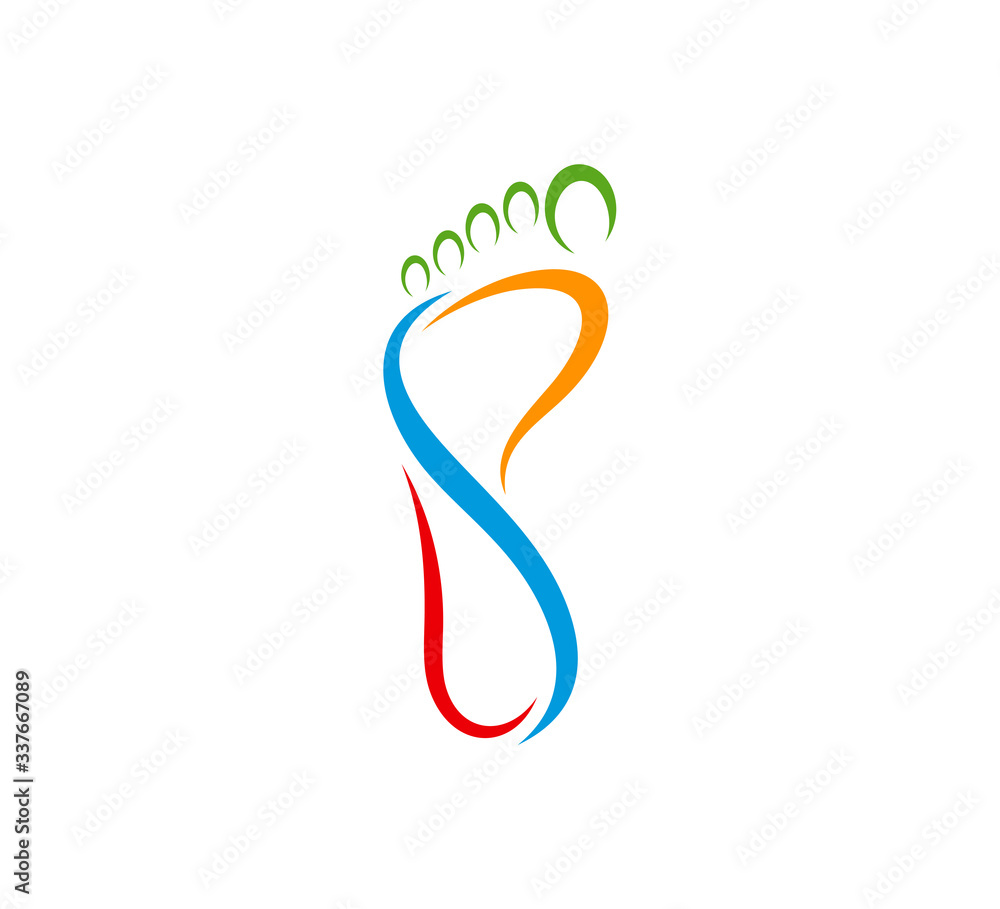Foot logo vector template, Creative of Foot logo design concepts Stock ...