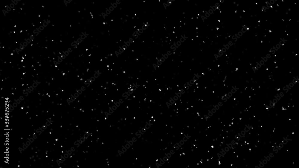 Abstract Falling winter Snow seamless loop Animation Green Screen Alpha ...