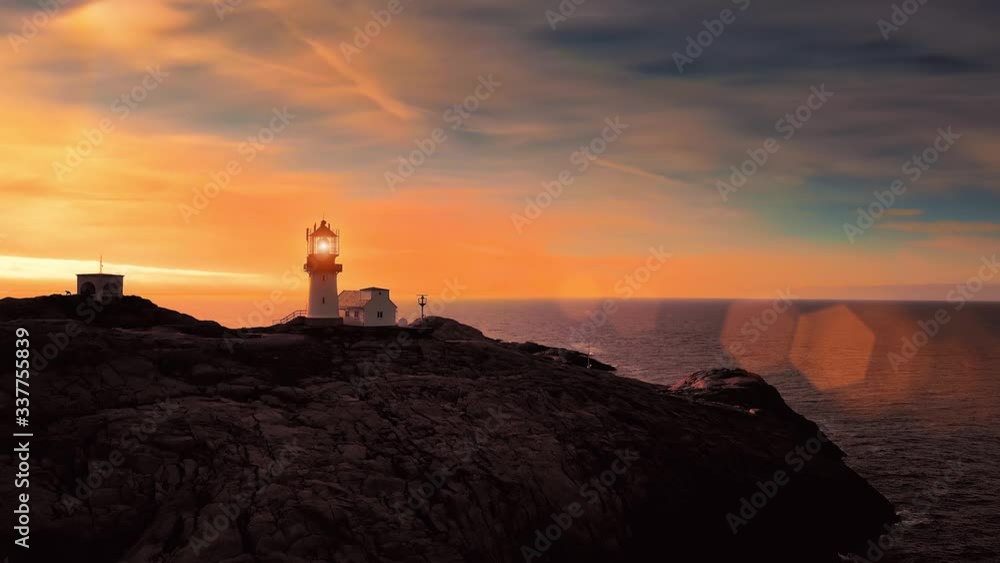 Coastal lighthouse. Lindesnes Lighthouse is a coastal lighthouse at the ...