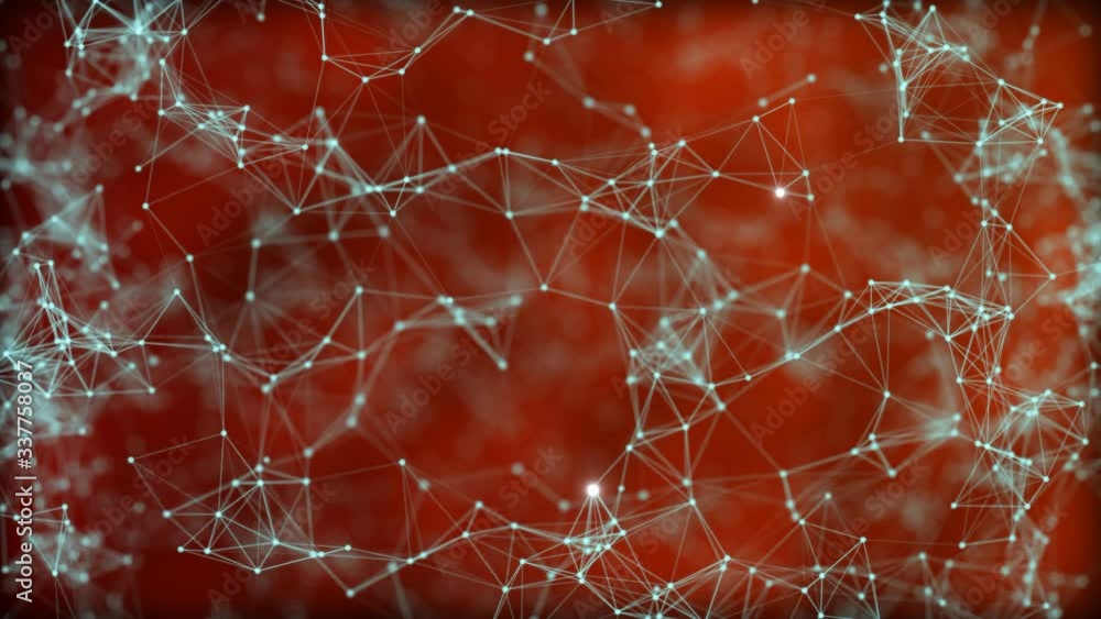 Entry into the brain with plexus that simulates neurons Stock Video ...