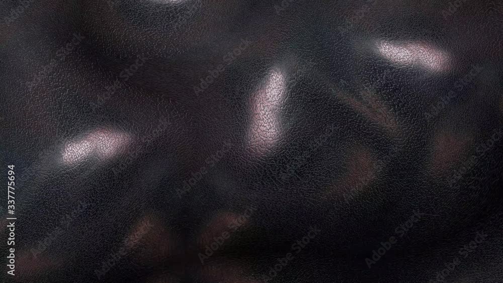 Abstract black background. 4K minimal animation of a 3D liquid texture ...