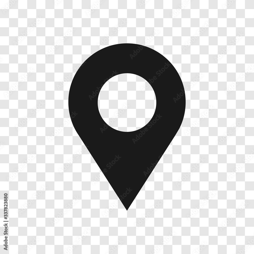 Cards are pinned. Pin location. Location map icon. Pin icon vector ...