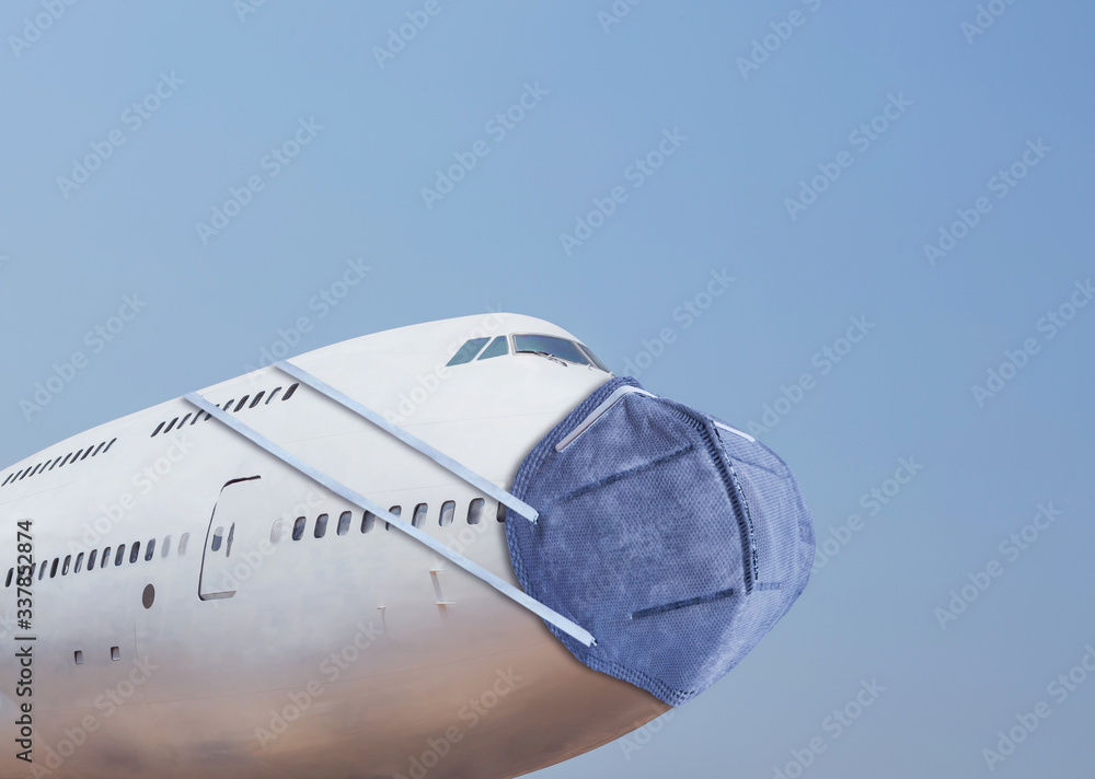 Airplane flying wear hygienic face surgical mask for protection ...