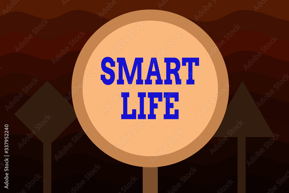 Handwriting text Smart Life. Conceptual photo approach conceptualized ...