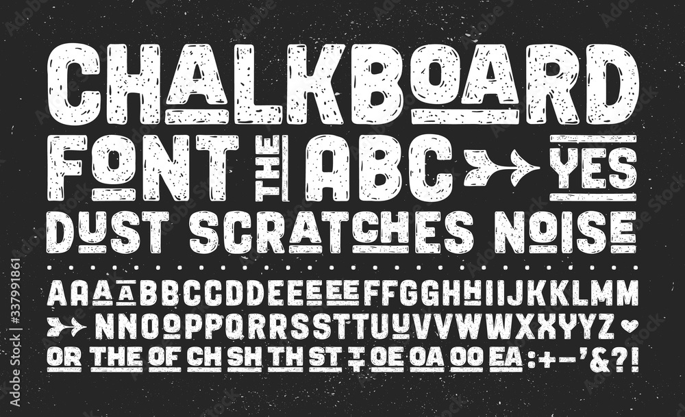 Hand-drawn alphabet and font. Bold, regular and medium uppercase ...
