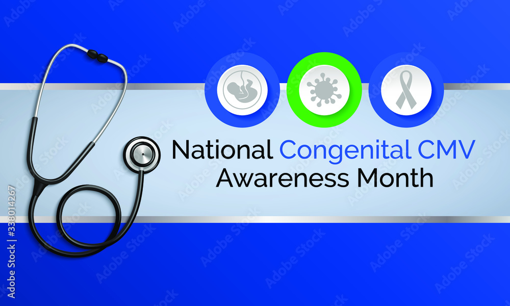 Vector illustration on the theme of National Congenital Cytomegalovirus ...