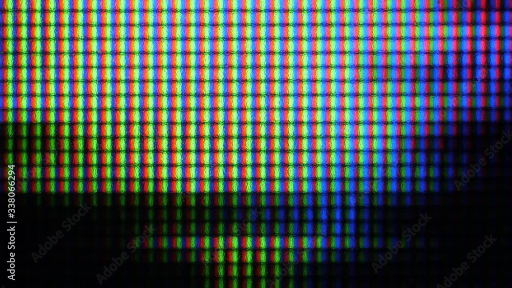 Vidéo Stock Video Signal Damage With Pixel Closeup Noise And Error ...