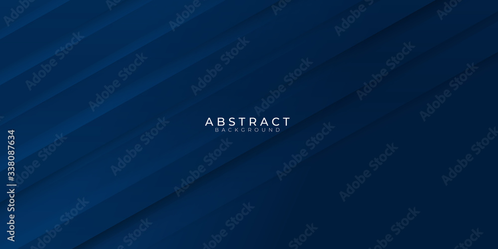 Blue background with shadow 3d layer navy blue. Vector illustration ...