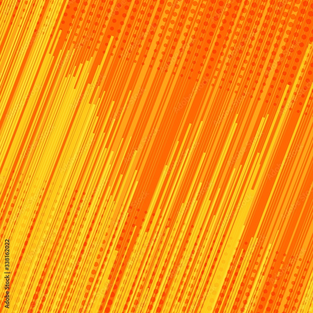 Abstract orange comic dynamic background Stock Vector | Adobe Stock
