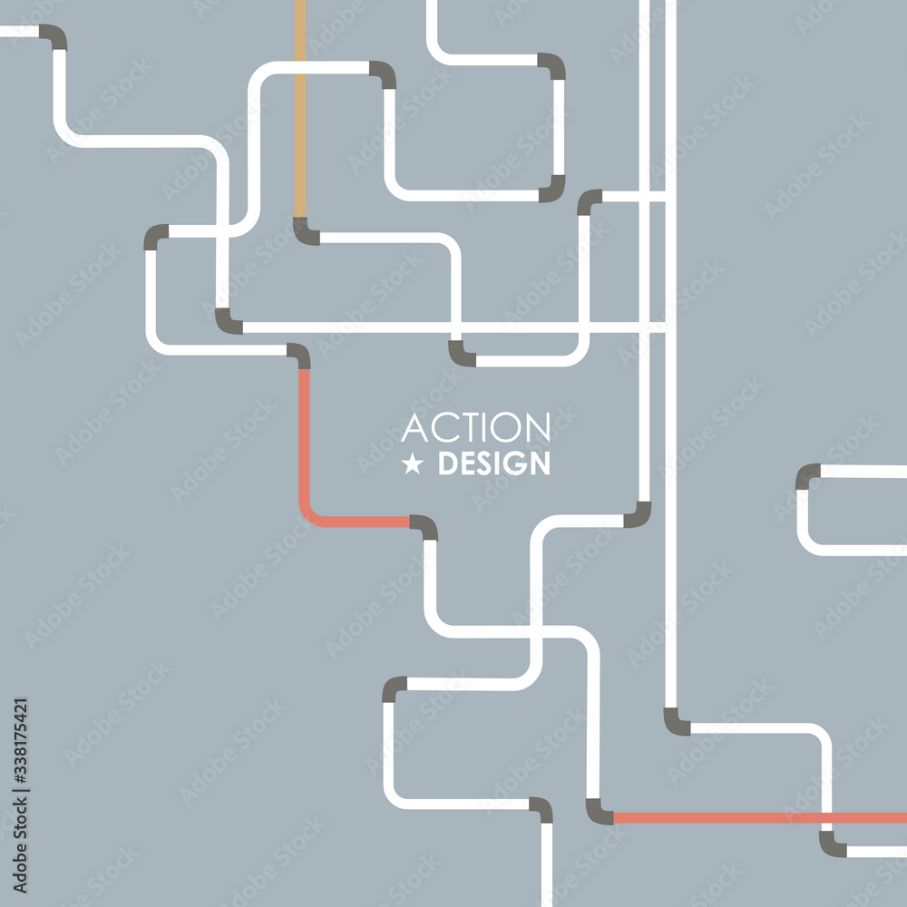 Pipe fitting vector set. Pipeline vector illustration. Gas pipe. Water ...